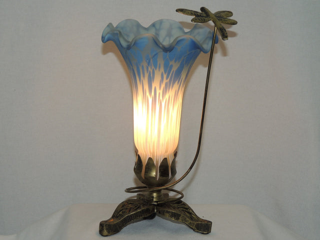 Dragonfly Lily Soaring Lamp - Memory Lamps of Beverly